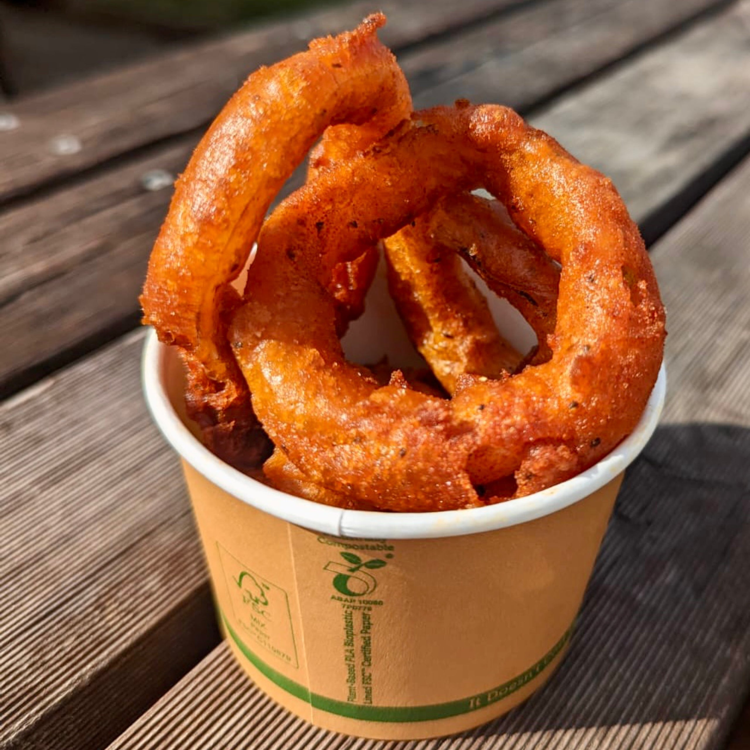 Beer Batted Onion Rings | Houston's Barbecue Beer Batted Onion Rings | Houston's Barbecue